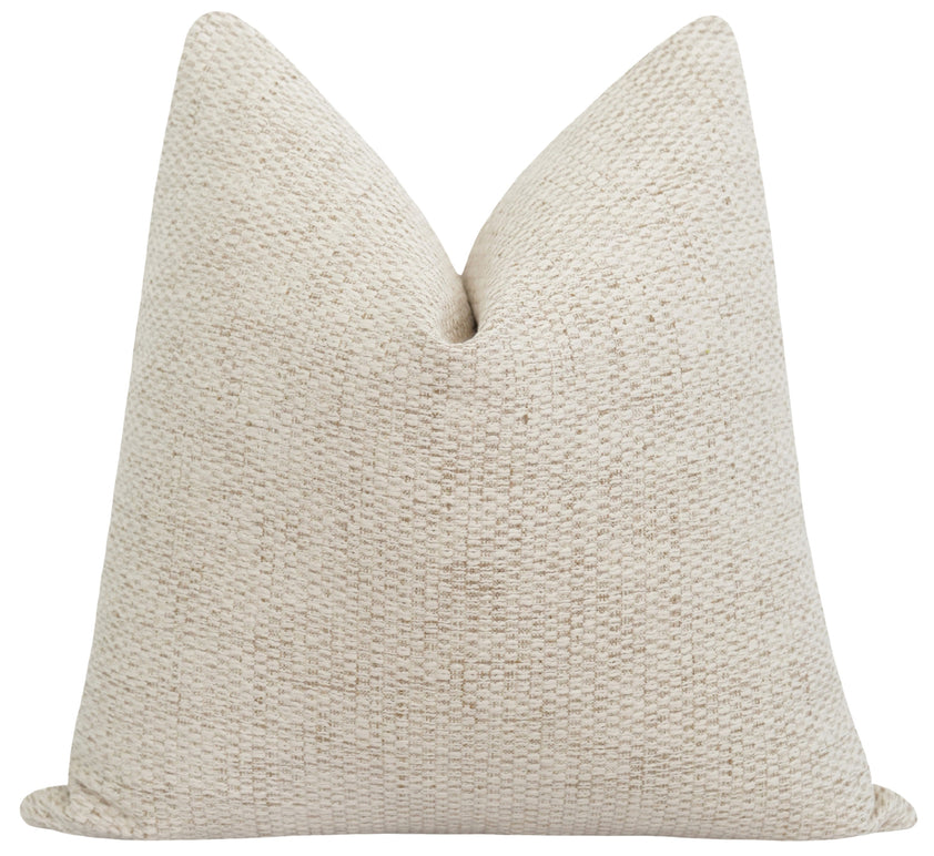 Soft Sand Woven Pillow Cover | Textured Neutral Modern Accent Pillow ...
